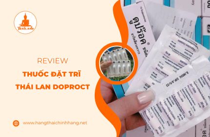 Thuốc đặt trĩ Doproct có tốt không? Có tác dụng phụ không?